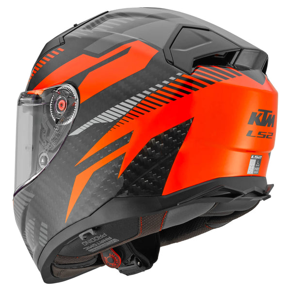 KTM Vector 2 Carbon Helmet | 100% Carbon Fibre Motorcycle Helmet – KTM ...