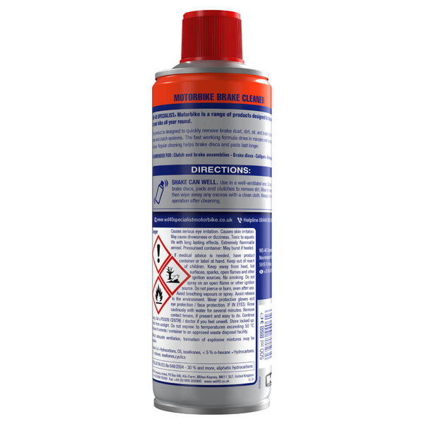 WD-40 Specialist Motorbike Brake Cleaner (500ml) | KTM Direct